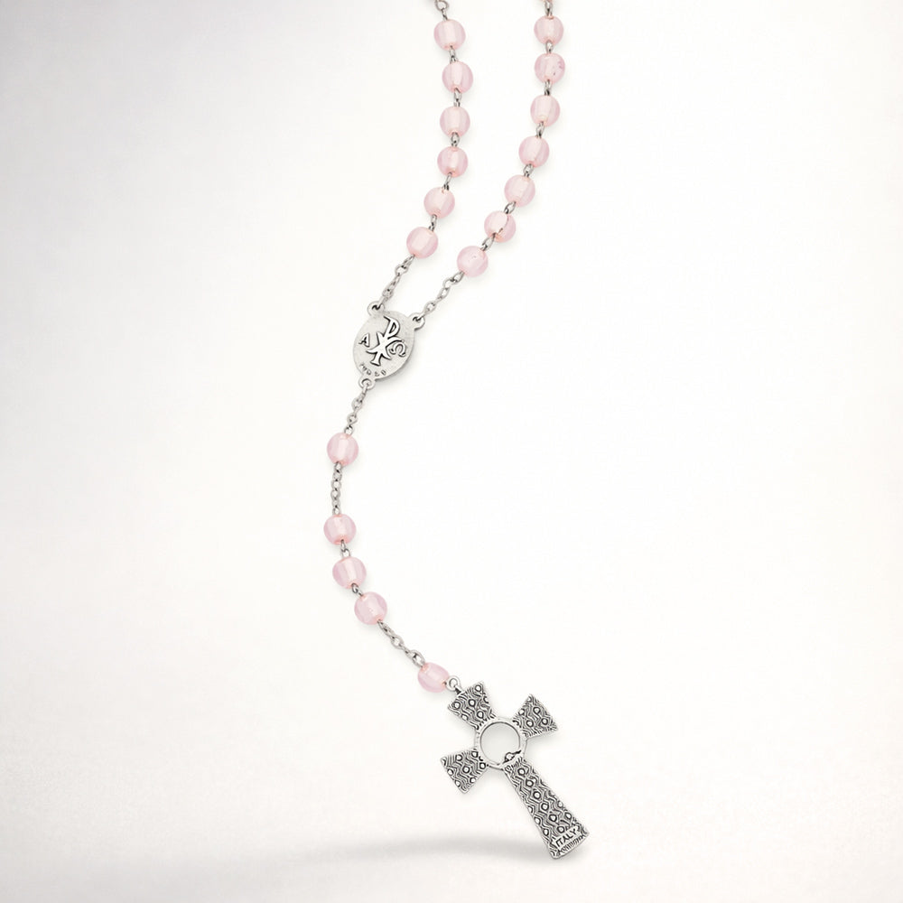 Baby Girl Baptism Rosary from the Vatican (case included)