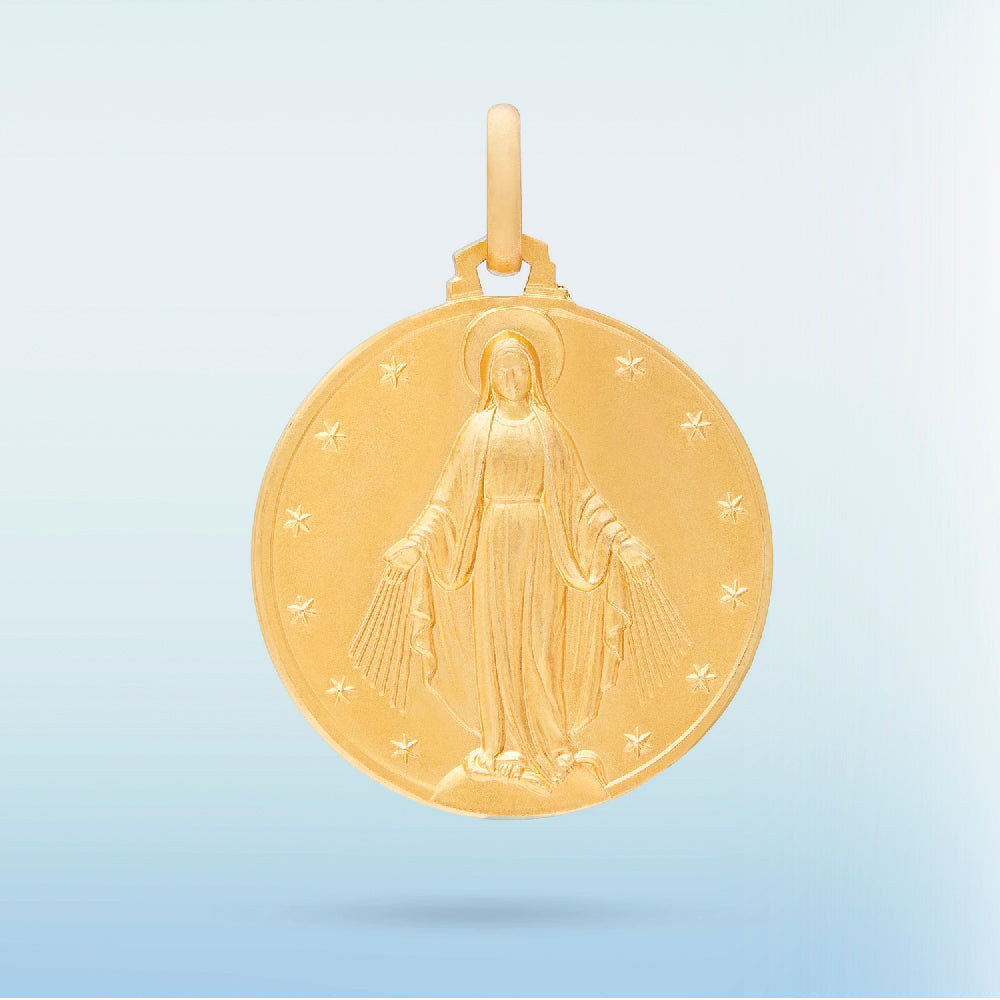 Gold Miraculous Medal from the Vatican (case included)