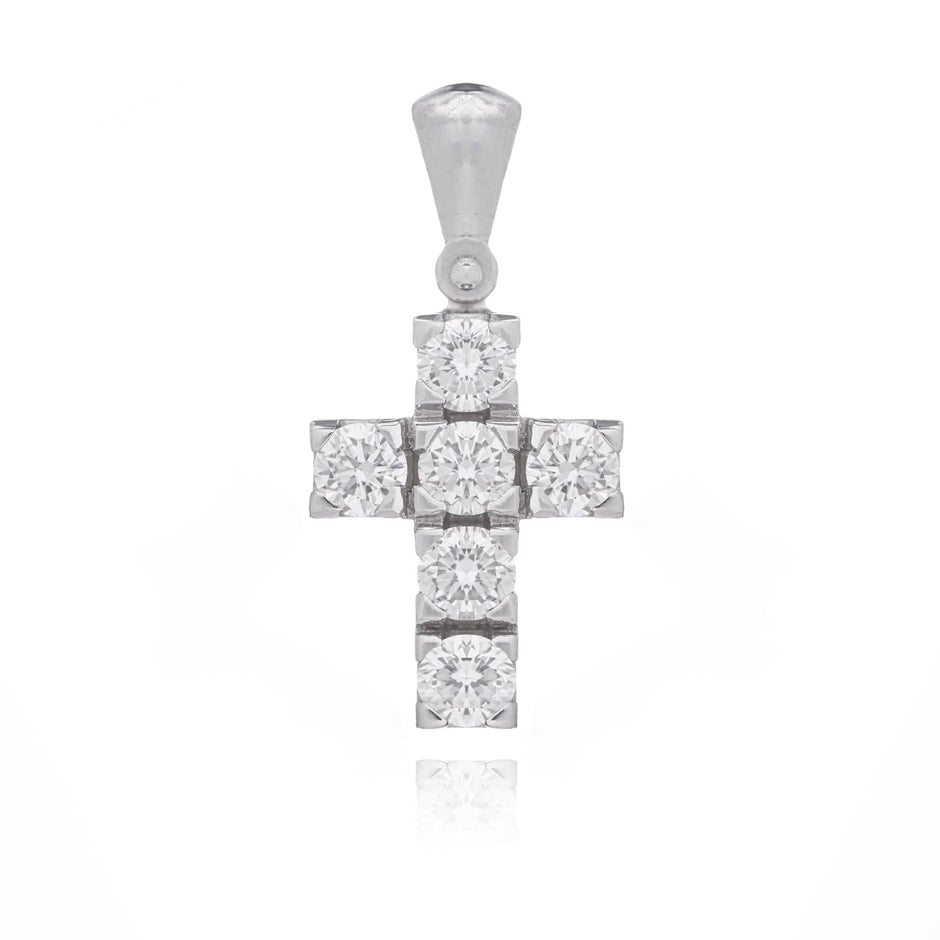 Gold Pendant Crosses with Diamonds | MONDO CATTOLICO