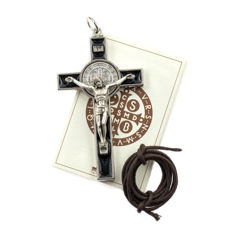 Enamel Saint Benedict Cross | MONDO CATTOLICO