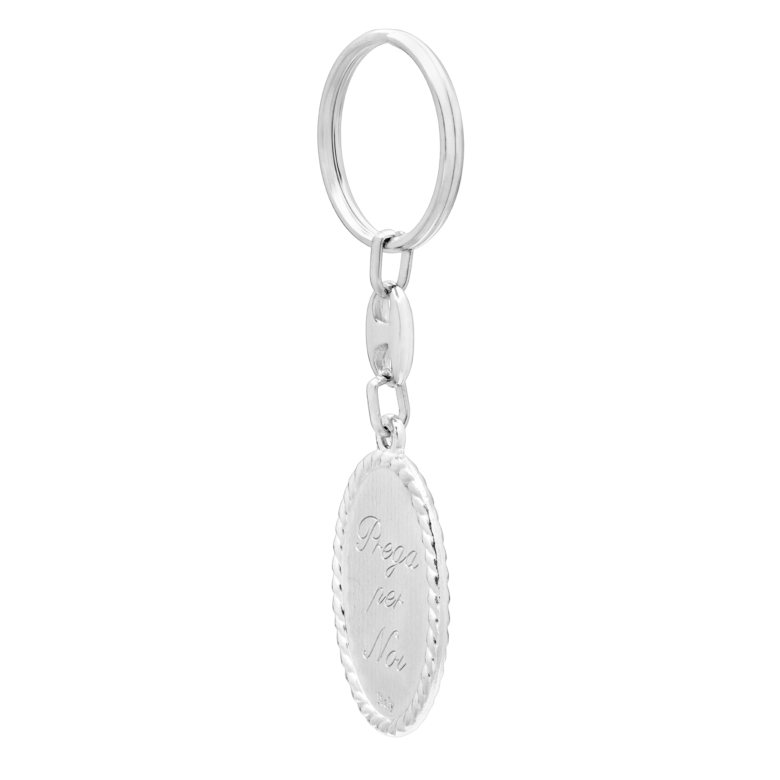 Metal Keychain Featuring Pope Leo XIV | MONDO CATTOLICO