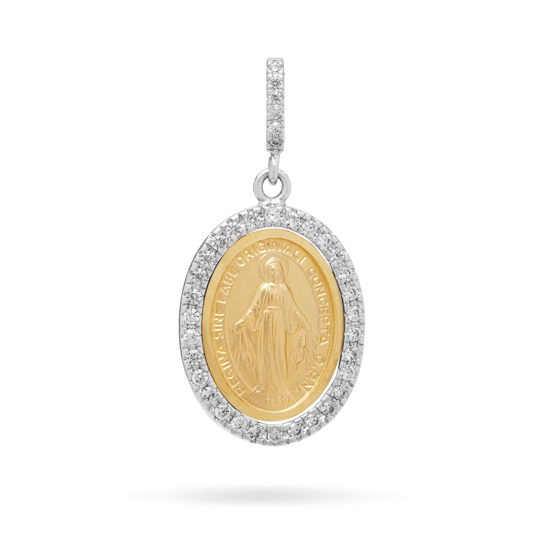 18K Gold Miraculous Medal from the Vatican (case included)