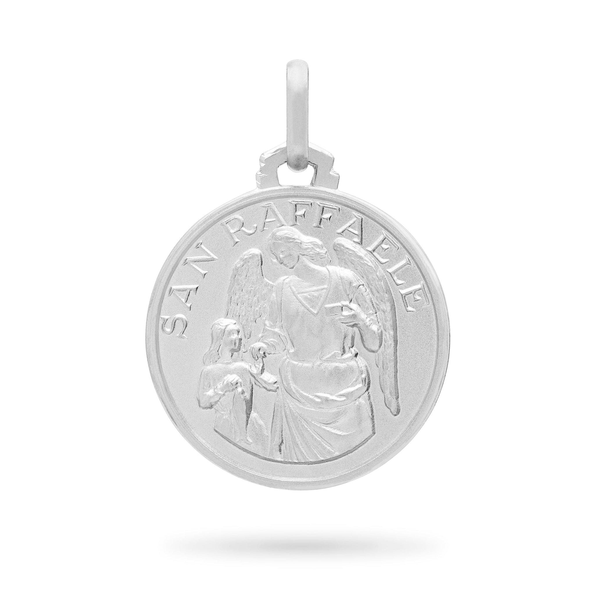 Silver medal of Saint Raphael | MONDO CATTOLICO