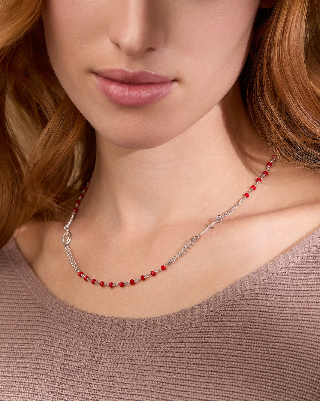 Silver Rosary Necklaces - Blessed from the Vatican