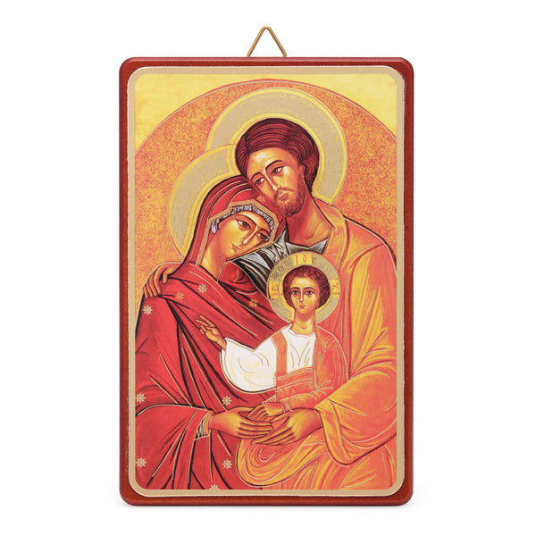 Wooden Picture of the Holy Family | MONDO CATTOLICO