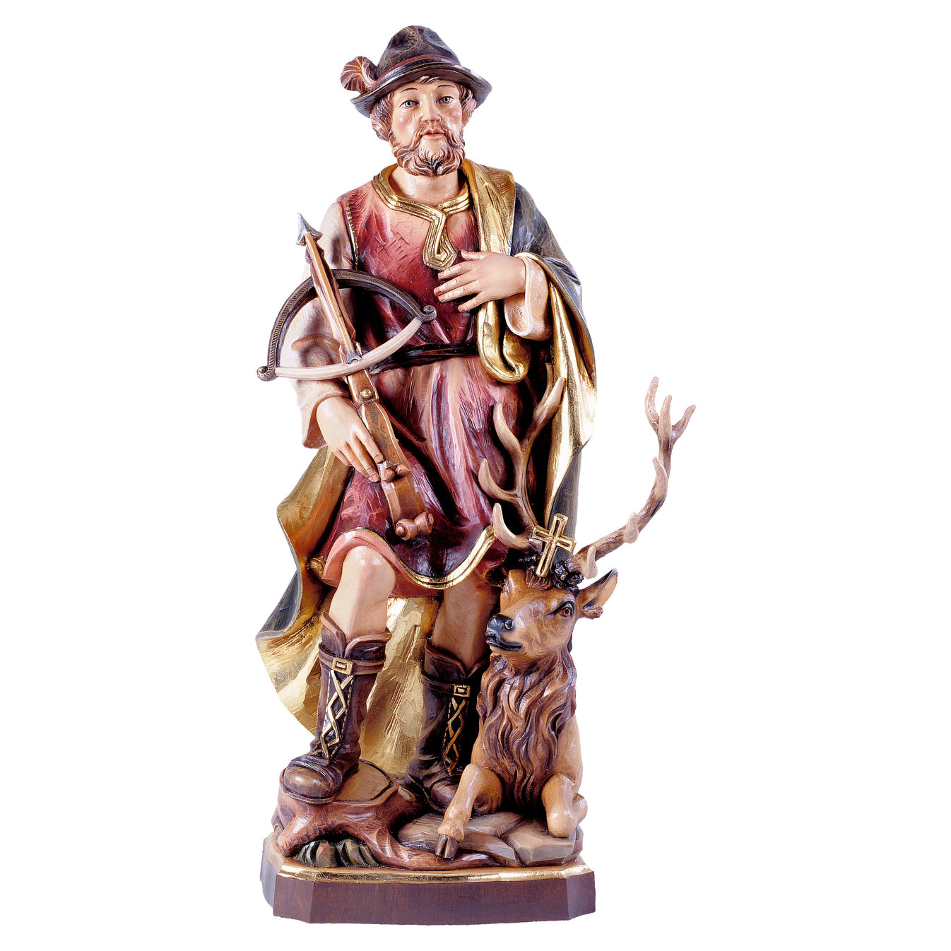 Wooden Statue of St. Hubertus | MONDO CATTOLICO