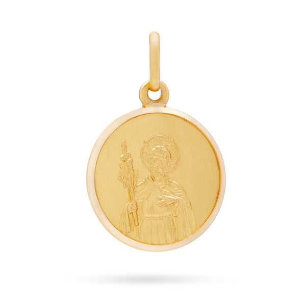 Yellow Gold Medal of St. Ciro | MONDO CATTOLICO